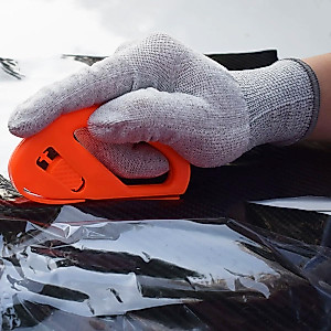 LZLRUN 10 PCS Automotive Vinyl Film Tool Kit, Window Film Installation Tools Wrap Squeegee Wallpaper Smoothing Tool Felt Squeegee Hard Scraper Vinyl Trimming Tool for Car Wrapping Installation