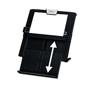 Fellowes 8039401 in-Line Document Holder, Foldable, 12-Inch X2-1/2-Inch X7-1/2-Inch, Black