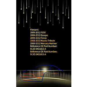 Front Left LH Driver Side Power Door Lock Latch Actuator for 2008-2012 F150 Escape Focus Mazda Tribute Mercury Mariner Replace 9L3Z-5421813-A