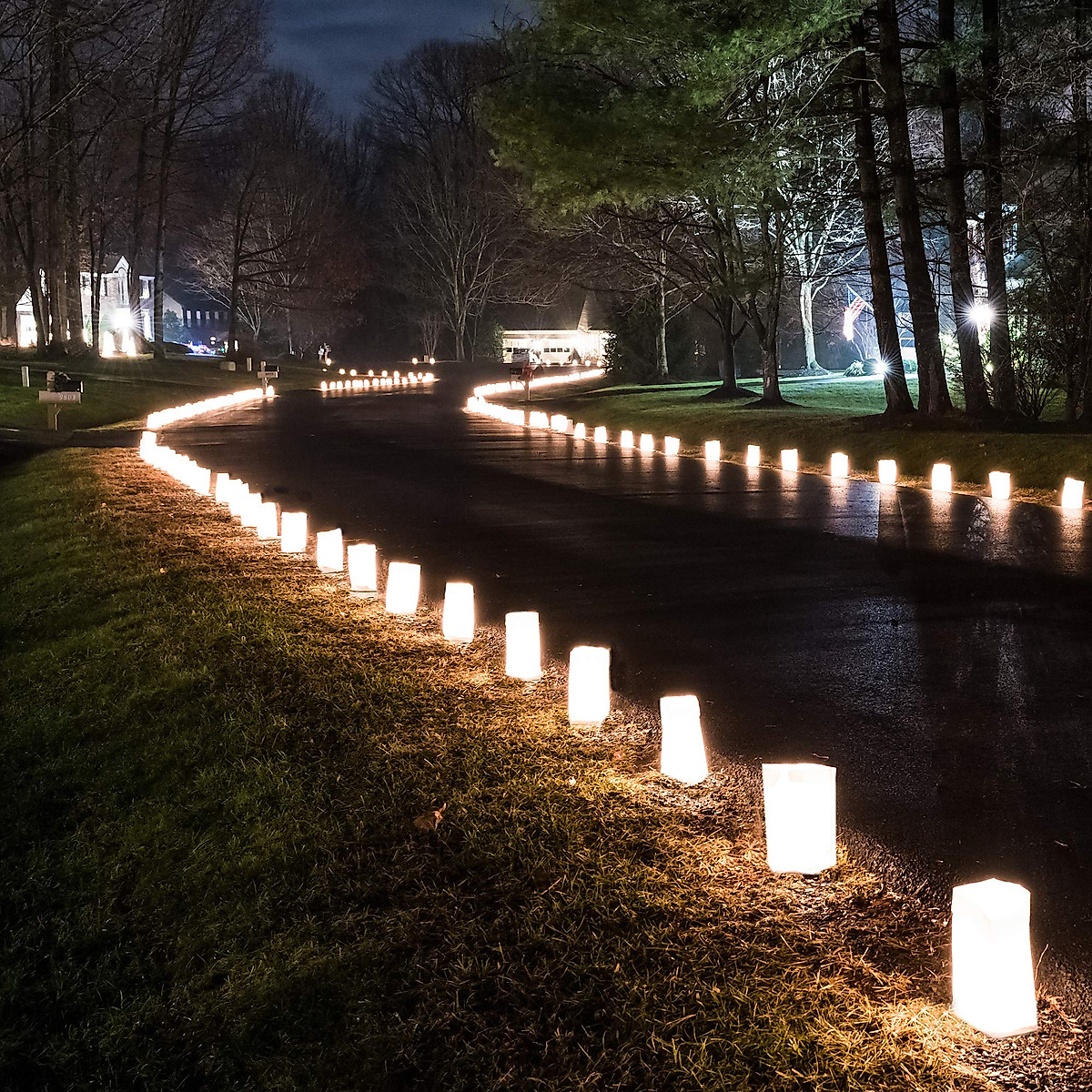 Lumabase 41012 Flame Resistant Bag Paper Luminarias, White