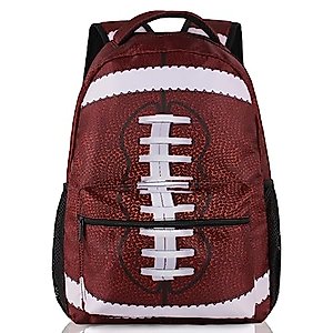 Football Backpack for Boys, 17-inch Laptop Travel Laptop Daypack Football School Bag with Multiple Pockets for Girls