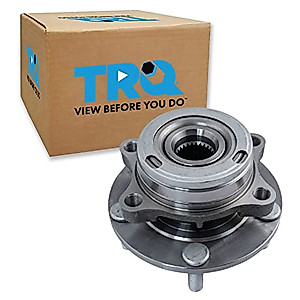 TRQ Front Wheel Bearing & Hub Assembly Driver or Passenger Side for 2004-2006 Infiniti G35X All Wheel Drive Models