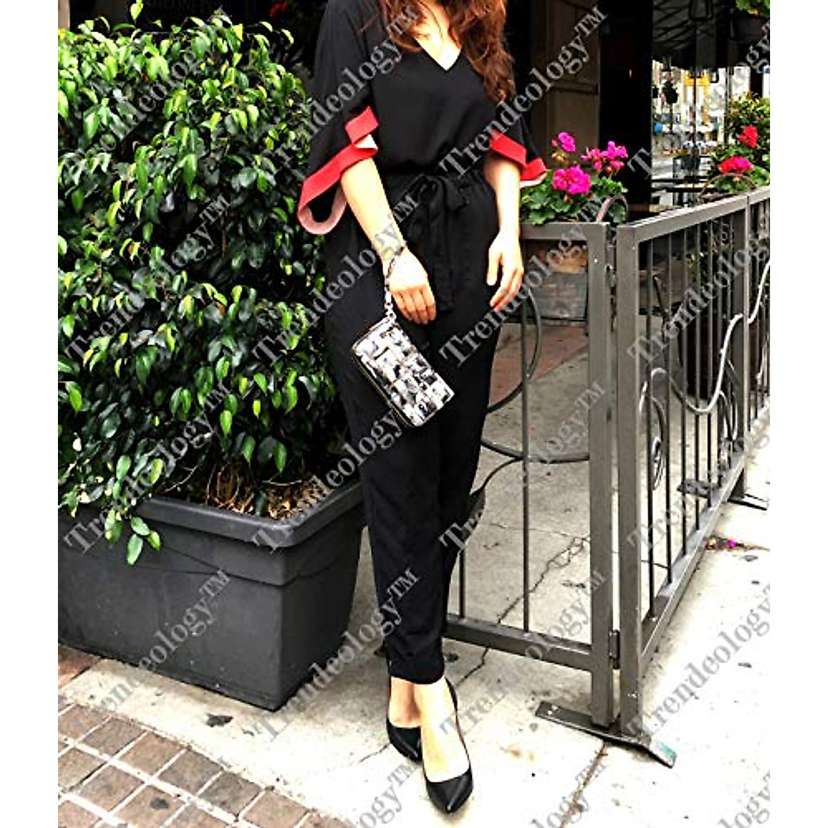 Michelle Obama Magazine Print Double Zipper Single Zipper Patent Wristlet Wallet Cellphone Wallet Roomy Wrist Wallet