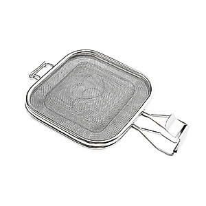 UPKOCH Barbeque Grill Accessories Sandwich Maker Roasting Baking Grill: Non- Stick Sandwich Panini Press Making Basket Bread Grill Tray Crisper Tool