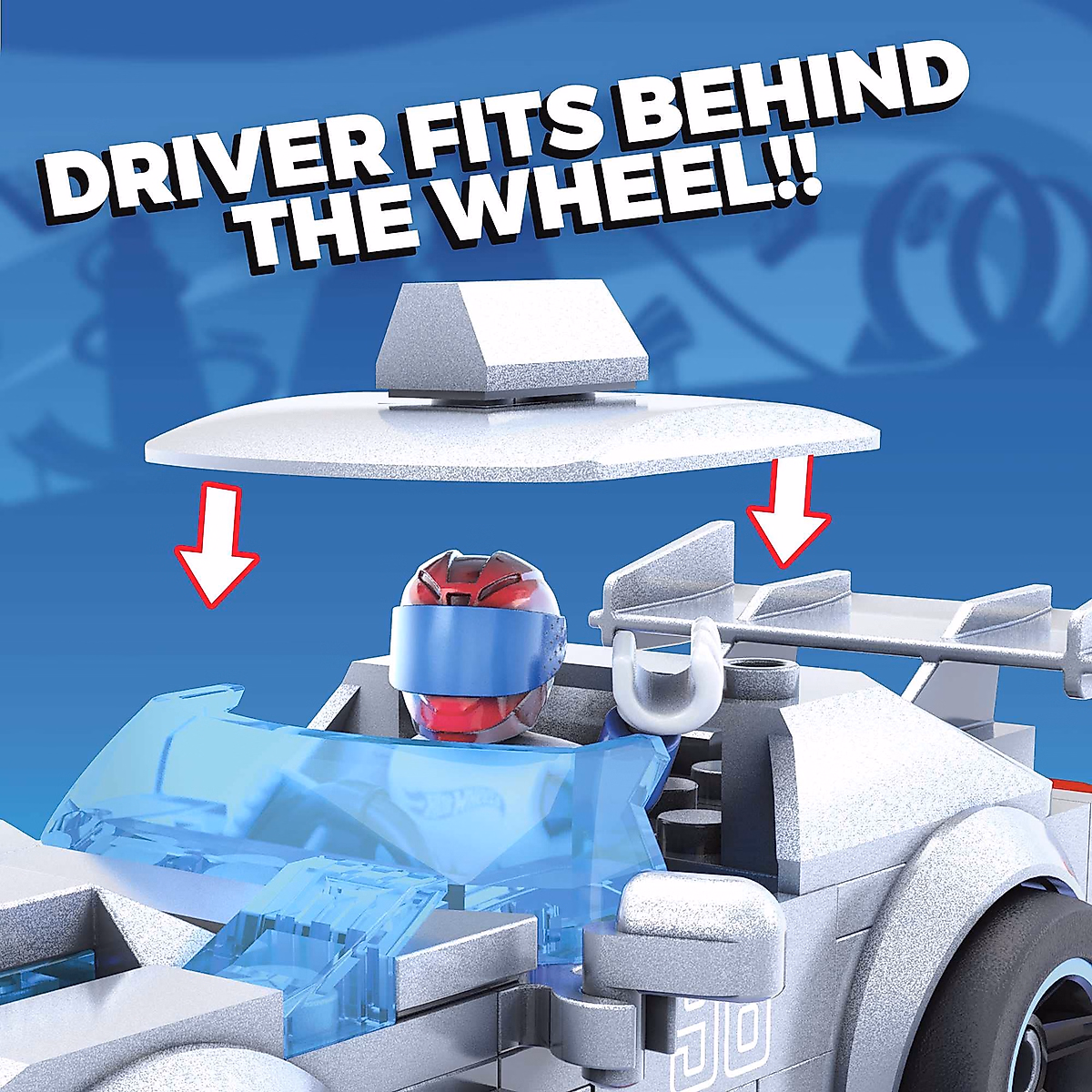 Hot Wheels Mega Construx GT Hunter Construction Set, Building Toys for Kids 5 Years and Up