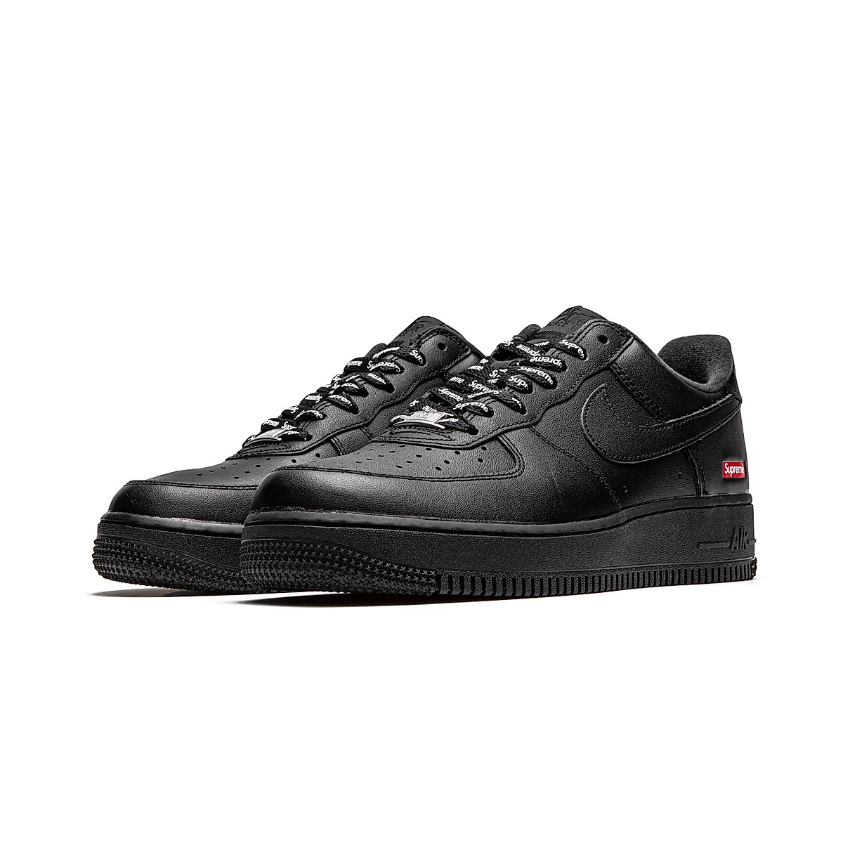 Nike Mens Air Force 1 Low CU9225 001 Supreme - Mini Box Logo Black - Size 15