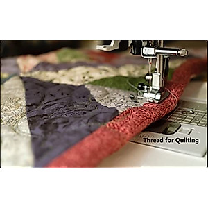 Simthread All Purpose Thread Polyester 400 Yards (1 White 1 Black)