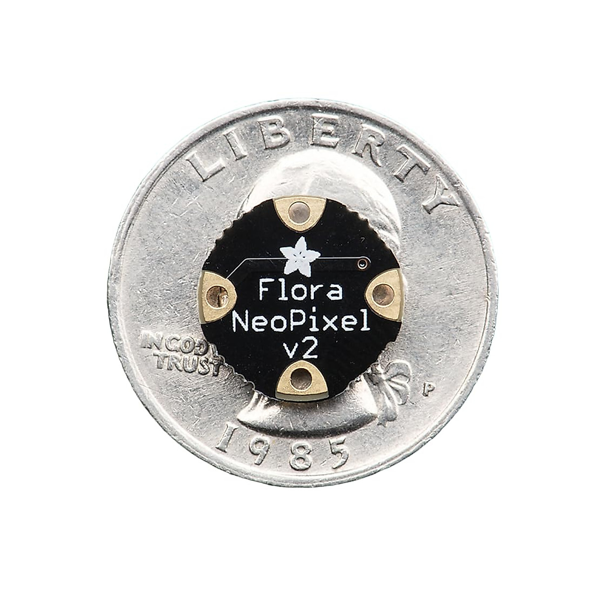 Adafruit Flora RGB Smart NeoPixel Version 2 - Pack of 4 [ADA1260]