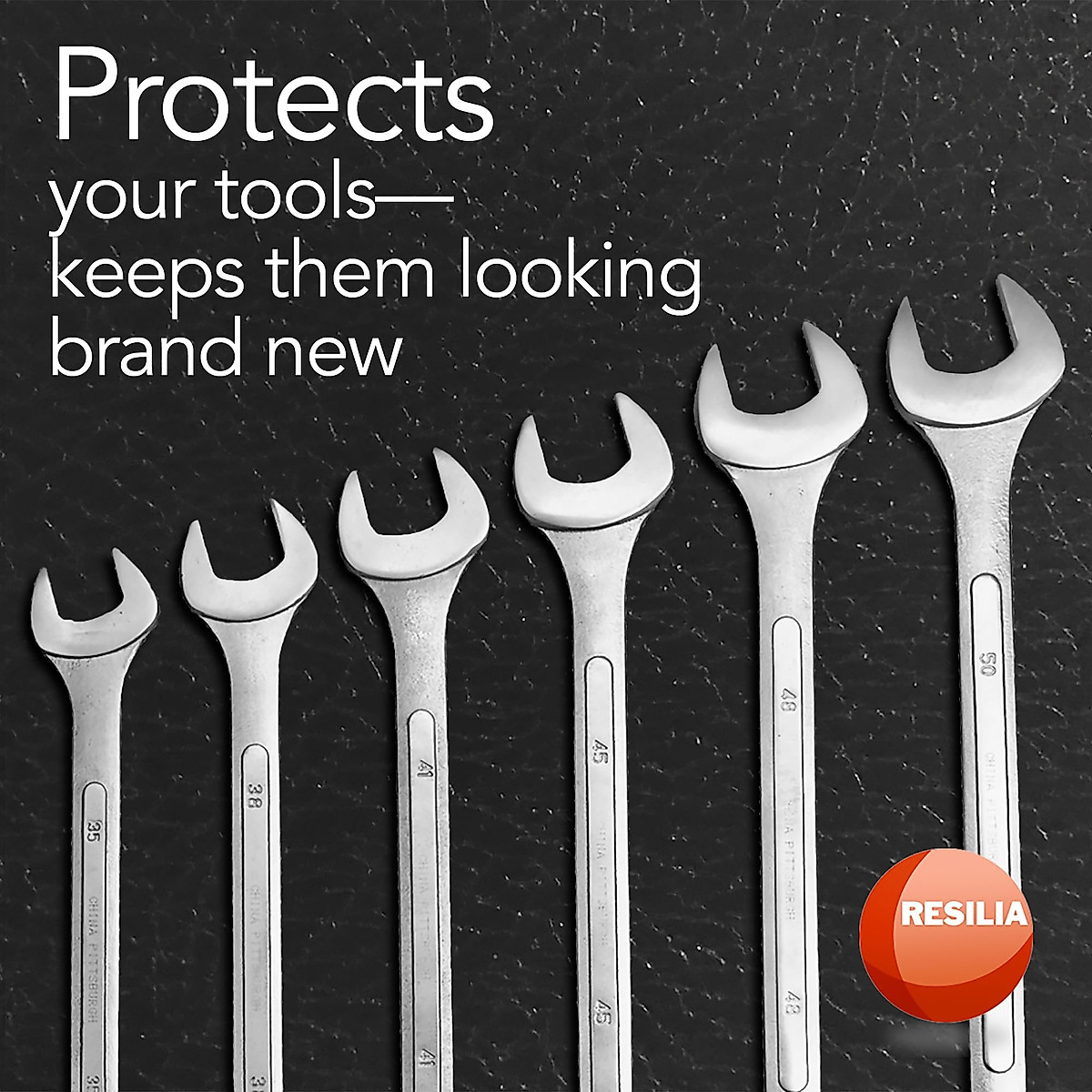 Resilia Work Bench Mat - 23.5" X 47.5", Scratch-Resistant PVC Mats - Protect Your Workbench, Table, or Tool Station from Painting, Woodworking, Crafting, Building, & More, Black