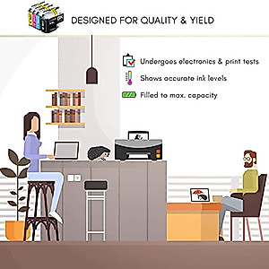 Limeink Compatible Ink Cartridges Replacement for Brother LC20e Ink Cartridges LC20e for Brother Printer Ink MFC-J985DW J5920DW J775DW J985DWXL for Brother LC20em Ink Cartridge (BK/C/M/Y) 4 Pack