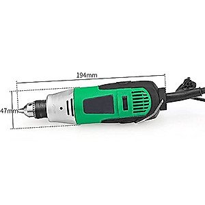 VOTOER 260W Rotary Tool Power Die Electric Multi-function Grinder Carver Set, Stepless Variable Speed Adjustment, 31000RPM, Lightweight