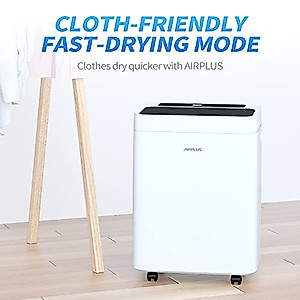 AIRPLUS 4500 Sq. Ft Dehumidifier for Basement with Drain Hose, 70 Pints Dehumidifier for Home (AP2008)