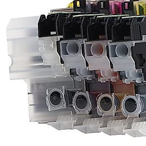 Fafeicy Ink Cartridge,4 Colors Printing Accessory Part with Ink for Photo Paper Document