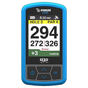 Izzo Swami 6000 Handheld Golf GPS Water-Resistant Color Display with 38,000 Course Maps & Scorekeeper
