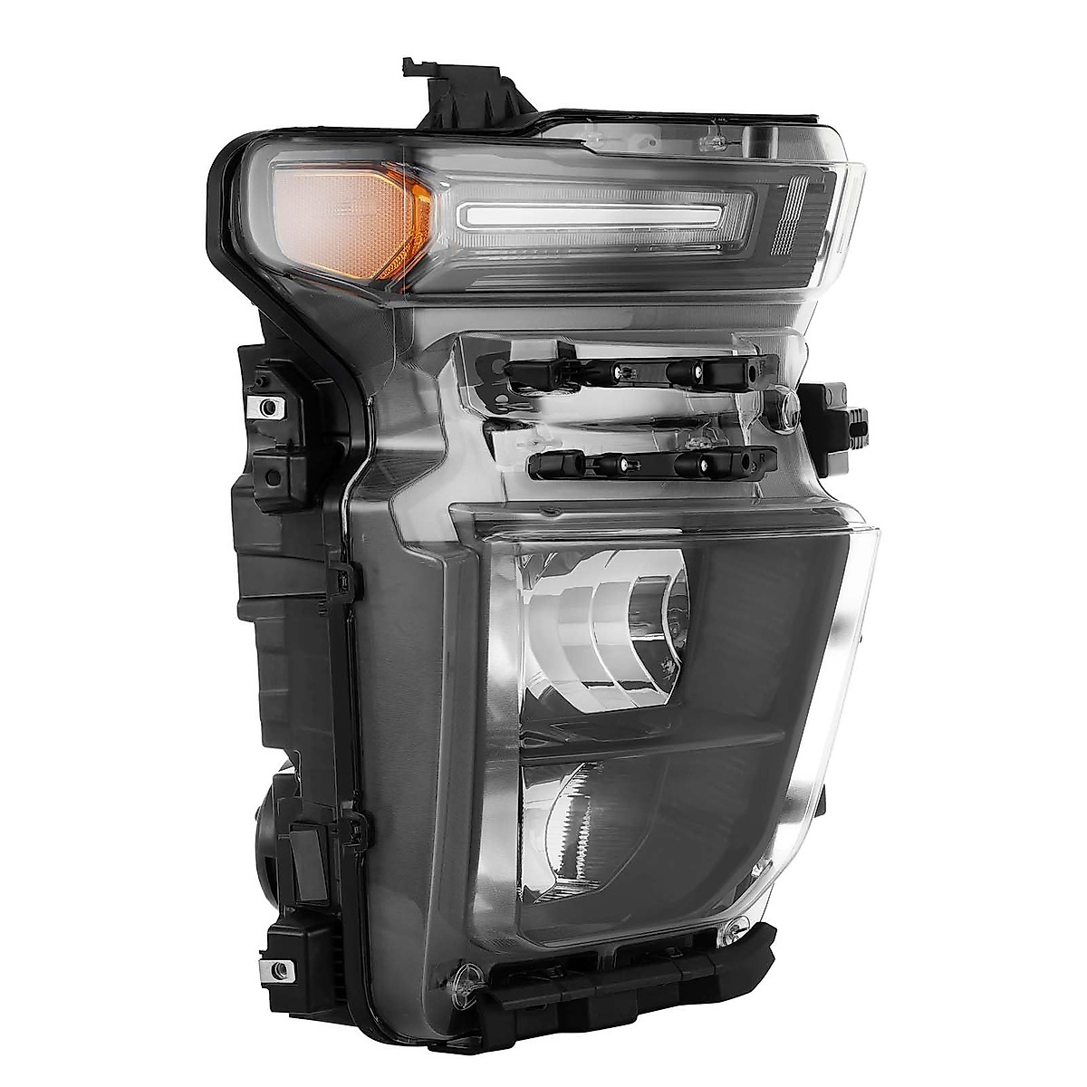 KARPAL Headlights Assembly Kit for 2020-2023 Chevy Silverado 2500HD 3500HD Halogen Headlights Driver + Passenger Side Pair Replacement 84738616 84738617 GM2502504 GM2503504