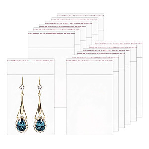 KnR Harmony 1000pcs Small Clear Cellophane Bags 3x4 Self Sealing Adhesive Resealable Bags for Candy Jewelry Necklaces Snacks Nuts Gift Party Favor 6 Sizes to Choose from