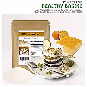 CCnature Stevia Powder Extract Natural Sweetener Zero Calorie Sugar Substitute 4oz