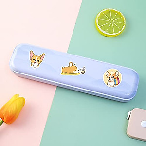 Pet Dog Stickers swanticker Lovely VSCO Kawaii Kids Dog Stickers Laptop Water Bottle Diary Waterproof Vinyl Aesthetic Animal Stickers (50 Sheets)