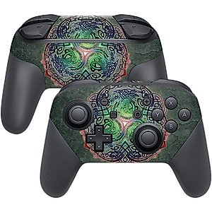 MightySkins Skin Compatible with Nintendo Switch Pro Controller - Celtic Dragon | Protective, Durable, and Unique Vinyl Decal wrap Cover | Easy to Apply, Remove, and Change Styles | Made in The USA