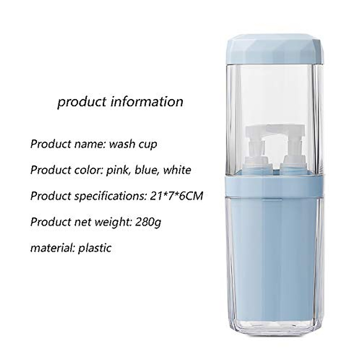 Household items Ultraviolet Disinfection wash Cup, Travel kit toiletries, Storage Cup and Bottled wash kit, Transparent and Visible Multifunctional Toothbrush Box