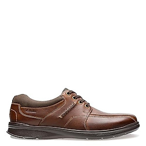 Clarks mens Cotrell Walk Oxford, Tobacco, 10.5 Wide US