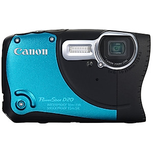Canon Digital Camera PowerShot D20 5x Optical Zoom (Water proof) PSD20 - International Version