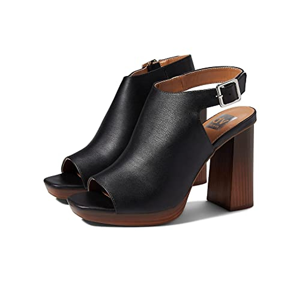 DV Dolce Vita Women's Pepper Heeled Sandal, Black, 9