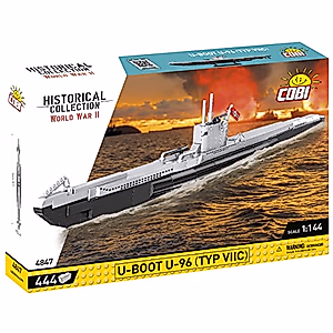 COBI Historical Collection WWII Warships U-Boot U-96 (Type VIIC) Submarine