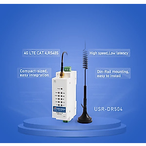 USR-DR504-G Din Rail RS485 Industrial Cellular Modems for M2M and IoT Applications X 1 Set