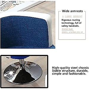 Conference Reception Room Coffee Table with Chair, Dining Room Furniture Chair Lift Cloth 65cm Round Table Cafe Balcony Hotel European Modern Office (Color : Gray White) (Color : Blue White) (Green Wh
