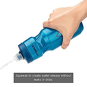 Hydra Cup 4-PACK Bike Water Bottles, 24oz & 20oz Squeeze Cycling Bottle with Lock & Wire Whisk