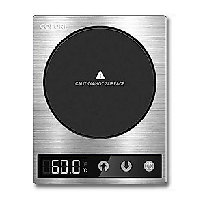 COSORI Mug Warmer & Coffee Cup Warmer, silver & Electric Kettle with Stainless Steel Filter and Inner Lid, 1500W Wide Opening 1.7L Glass Tea Kettle & Hot Water Boiler, Matte Black