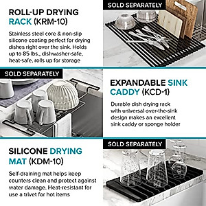 Kraus KHU100-32 Standart PRO 16 Gauge Undermount Single Bowl Stainless Steel Kitchen Sink, 32 Inch