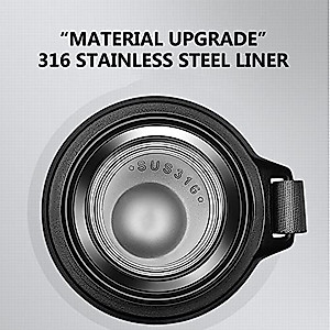 MMLLZEL Thermos Flask Outdoor Stainless Steel Termos Large Capacity Thermo Coffee Mug Cup Water Bottle (Color : D, Size : 1000ml)