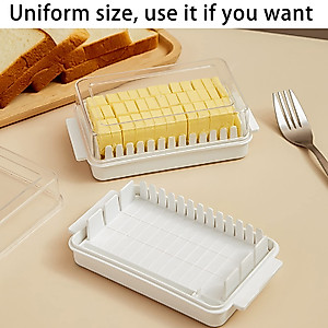 Butter Dish with Lid for Countertop, Rectangular Butter Container, Storage Box, Butter Keeper, Kitchen Gadgets Accessories Tool Kitchen Utensils Set Cute Stuff Gifts for Men Women