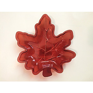 Autumn Fall Leaves Plastic Serving Trays, 3-pc Set