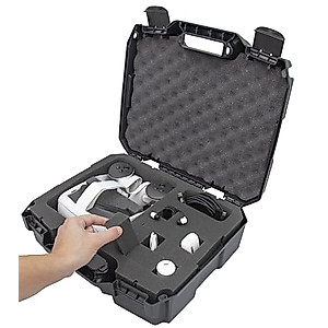 CASEMATIX Hard Shell Travel Case Compatible with Meta Quest 3S, Meta Quest 3 and 2 VR Headset - Fits 256GB, 128GB and 64GB Models with Custom Compartments for Accessories Like Controllers and Cables