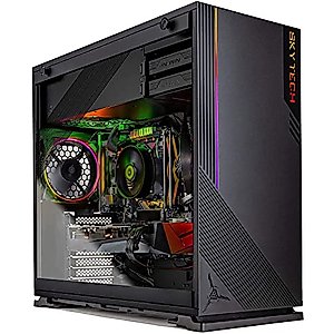 Skytech Gaming Skytech Azure Gaming PC Desktop – Intel Core i5 11400F 2.6 GHz, NVIDIA RTX 3060, 500GB NVME SSD, 16GB DDR4 RAM 3200, 650W Gold PSU, 11AC Wi-Fi, Windows 11 Home 64-bit