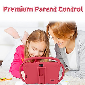TUOHAITIME Android 11 Tablet for Kids 7-inch 3GB+32GB Red