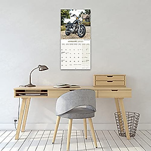 Superbikes Calendar - Dog Breed Calendar - 2022 - 2023 Wall Calendars - 16 70s Superbikes Wall Calendar by Avonside