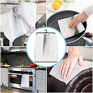 RainbowDay Cotton Kitchen Towels Super Soft Absorbent Kitchen Dish Towels for Drying Dishes/Hand/Tea/Bar Towels Silhouette Shadow Men and Women Couple Cleaning Kitchen Towels 2 Pack, 18x28 Inch