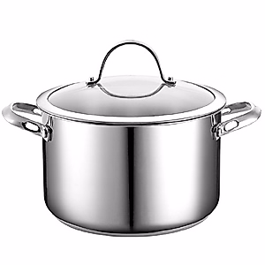 Cooks Standard 6-Quart Stainless Steel Stockpot with Lid