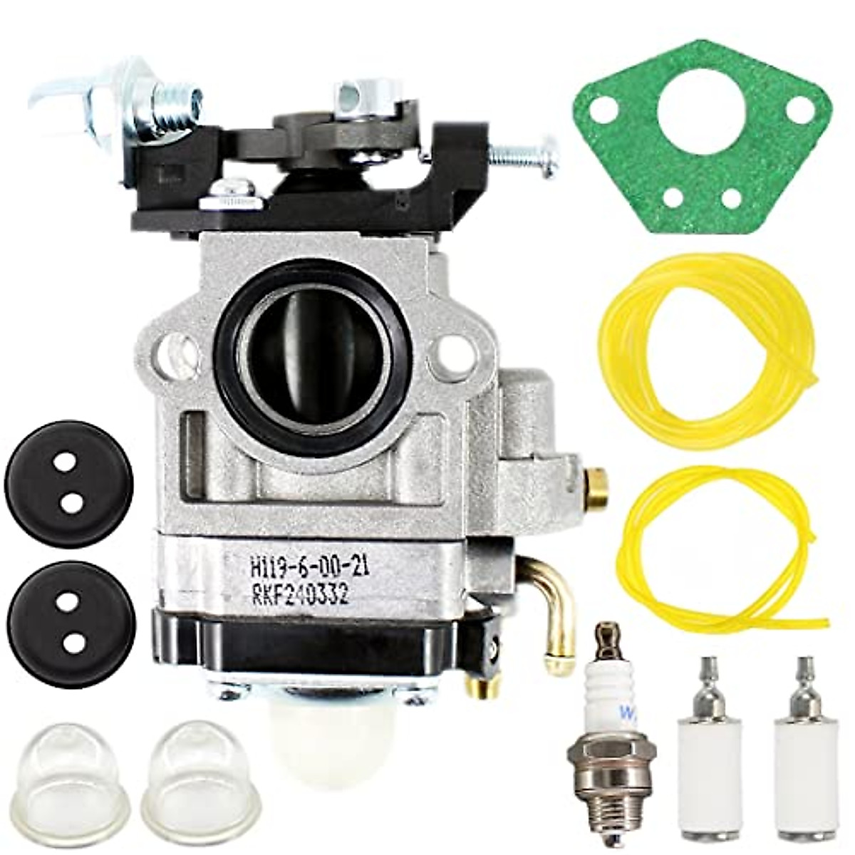 PR2322 Carburetor For Poulan Pro PR46BT PR48BT BP400 PR2322 BP402 967086901 150032738 530058436 Eskimo Mako M43 M43Q8 Viper 43cc Engine Southland SCV43 SEA43 Earth Auger