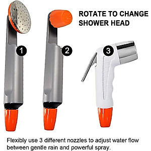 Electric Portable Bidet Handheld Battery,Bidet Handheld Water Sprayer Portable Rechargeable Battery Powered (Bidet+Shower)