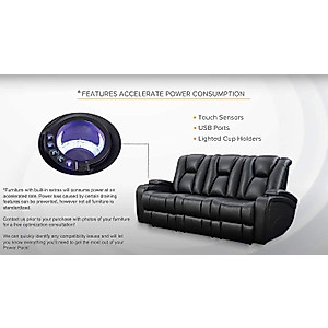 Enouvation E6 Power Pack- 6000mAh Rechargeable Lithium Ion Battery Supply for Power Motion Recliner, Sofa, and Sectional Home Furniture