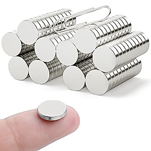 FINDMAG 100 Pcs Refrigerator Magnets, Magnets for Whiteboard, Rare Earth Magnets, Small Neodynium Magnets, Mini Magnets for Fridge, Office, Crafts, DIY