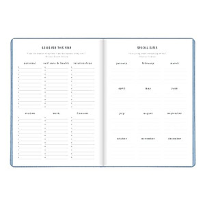 Letts of London Zodiac Weekly/Monthly Planner, 12 Months, January to December, 2024, Sewn Binding, A5 Size, 8.25" x 5.875", Multilingual, Sky (C082296-24)