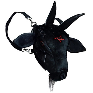 Kreepsville 666 Goathead Baphomet Plush Purse Bag