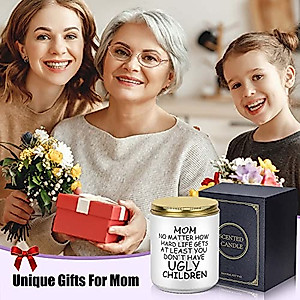 Christmas Gifts for Mom from Daughter Son - Funny Mom Gifts for Birthday Valentines Day Mothers Day - Stocking Stuffers for Mom - Scented Candles Soy Wax Lavender(7oz)
