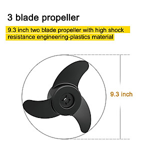 AQUOS Haswing White 12V55LBS 48inch Bow Mount Trolling Motor with Remote Control, Wired Foot Control, Quick Release Bracket for Inflatable Boat Bass Boat Aluminum Boat Fishing Freshwater/Saltwater